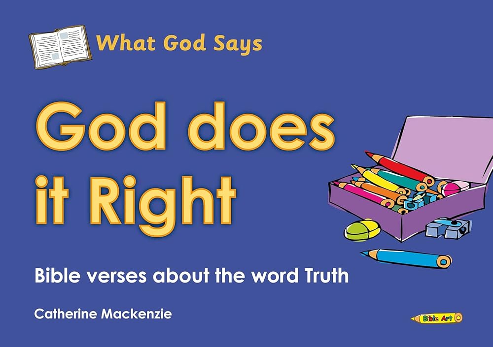 God Does It Right (Bible Art) – Book Room